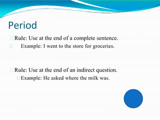 punctuations in English grammar.pptx. Pdf | PDF