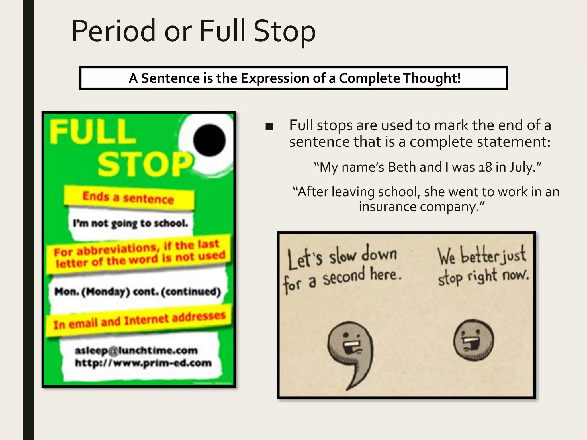 Punctuation Marks in English Grammar | PPTX