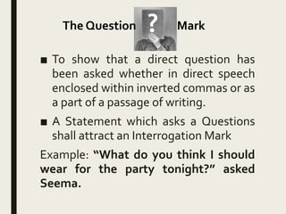 Punctuation Marks in English Grammar | PPTX