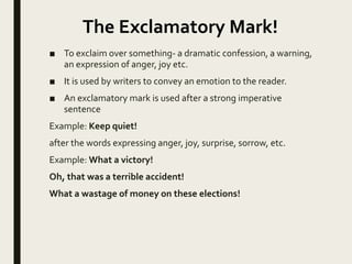 Punctuation Marks in English Grammar | PPTX
