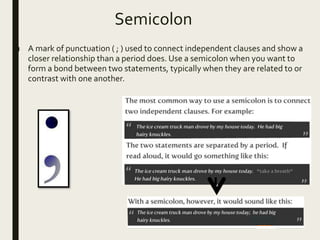 Punctuation Marks in English Grammar | PPTX