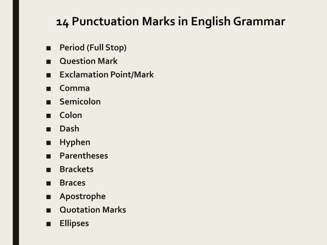 Punctuation Marks in English Grammar | PPTX | Internet for Beginners | Internet