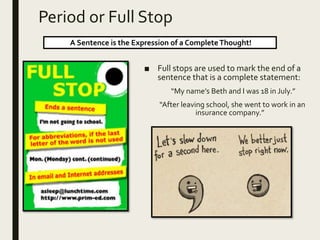 Punctuation Marks in English Grammar | PPTX