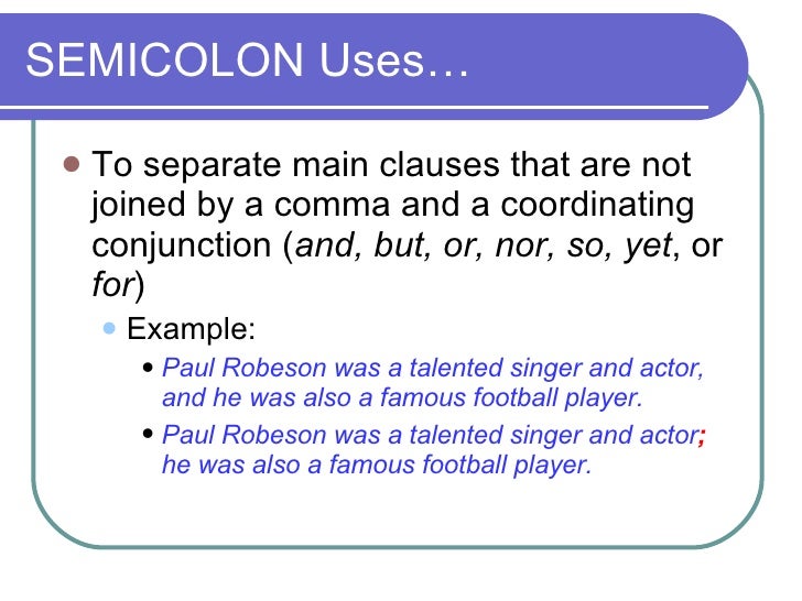 Punctuation Rules.Colons.Semi