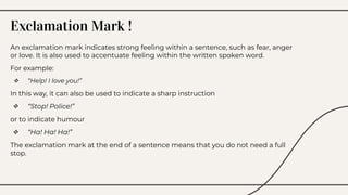 PUNCTUATIONS: Types and Ways to Use Them | PDF