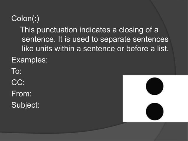 Punctuations and their use | PPTX