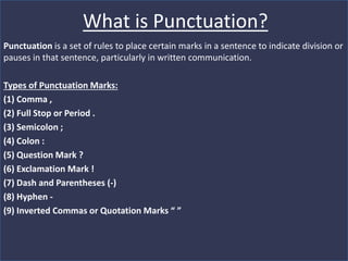 Tips on Using Punctuation & Spelling | PPTX