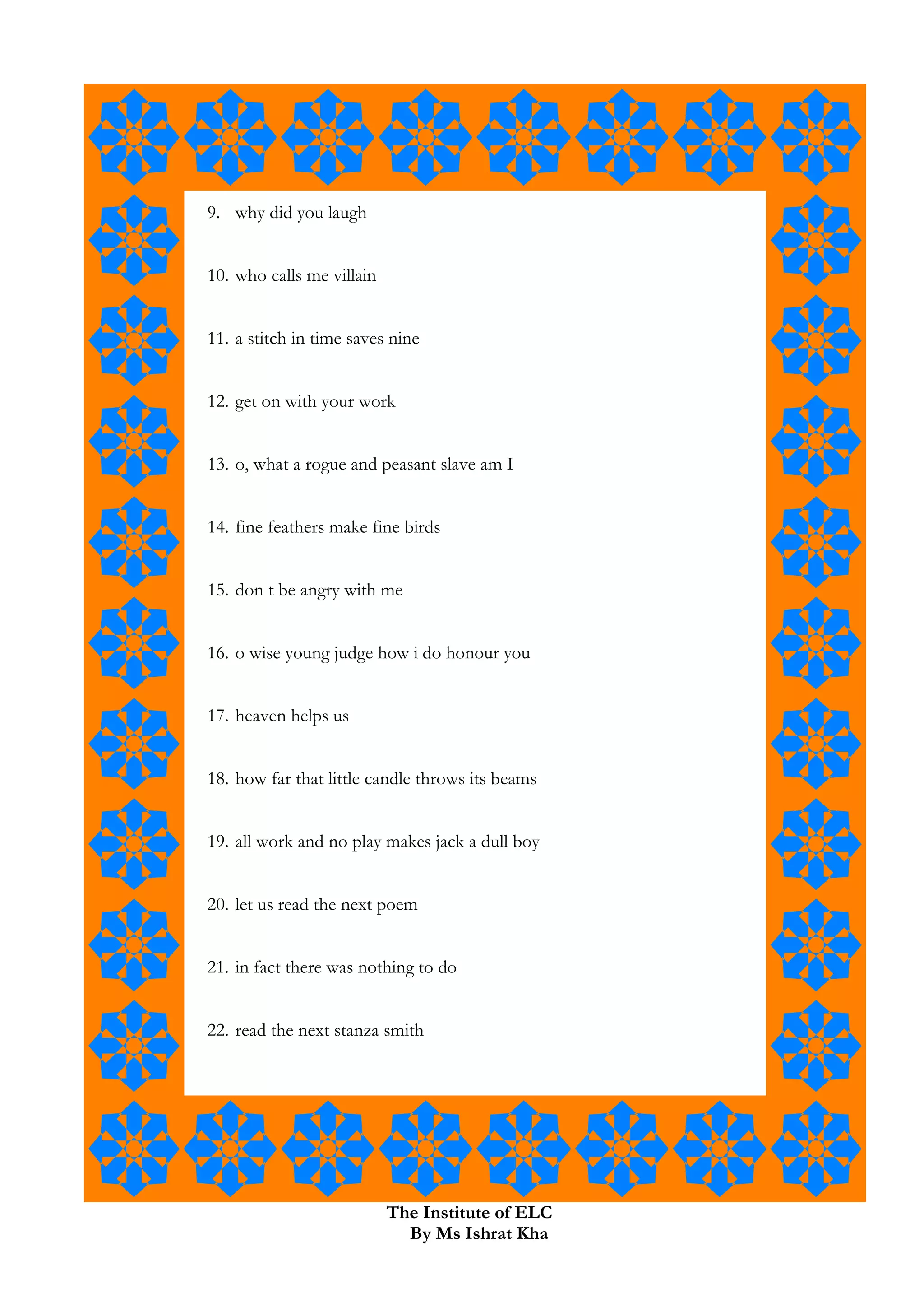 Punctuation with exercise | PDF