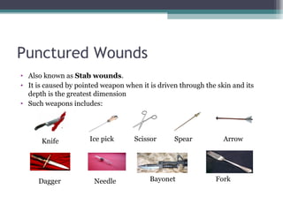 Punctured wounds | PPT