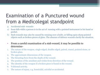 Punctured wounds | PPT