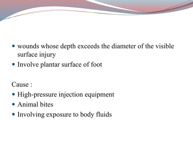 Puncture wounds and bites | PPTX | First Aid | Injuries