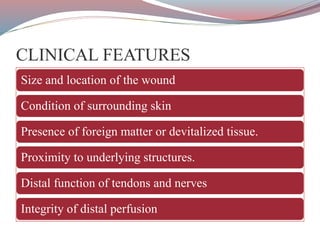 Puncture wounds and bites | PPTX