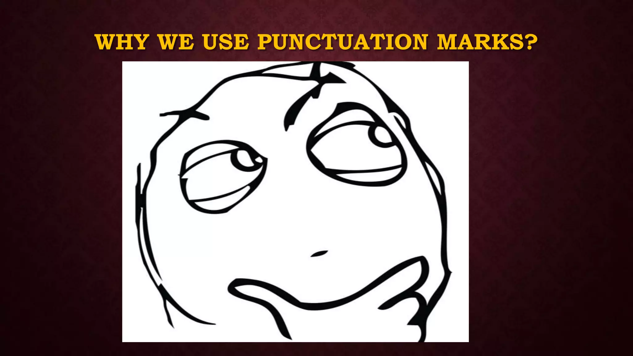 Punctuation English | PPTX