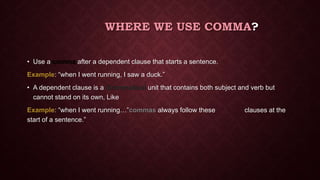 Punctuation English | PPT