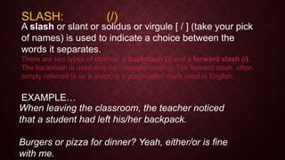 Punctuation English | PPT