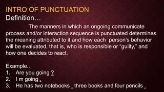 Punctuation English | PPT