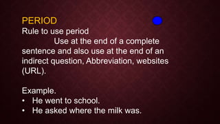 Punctuation English | PPT