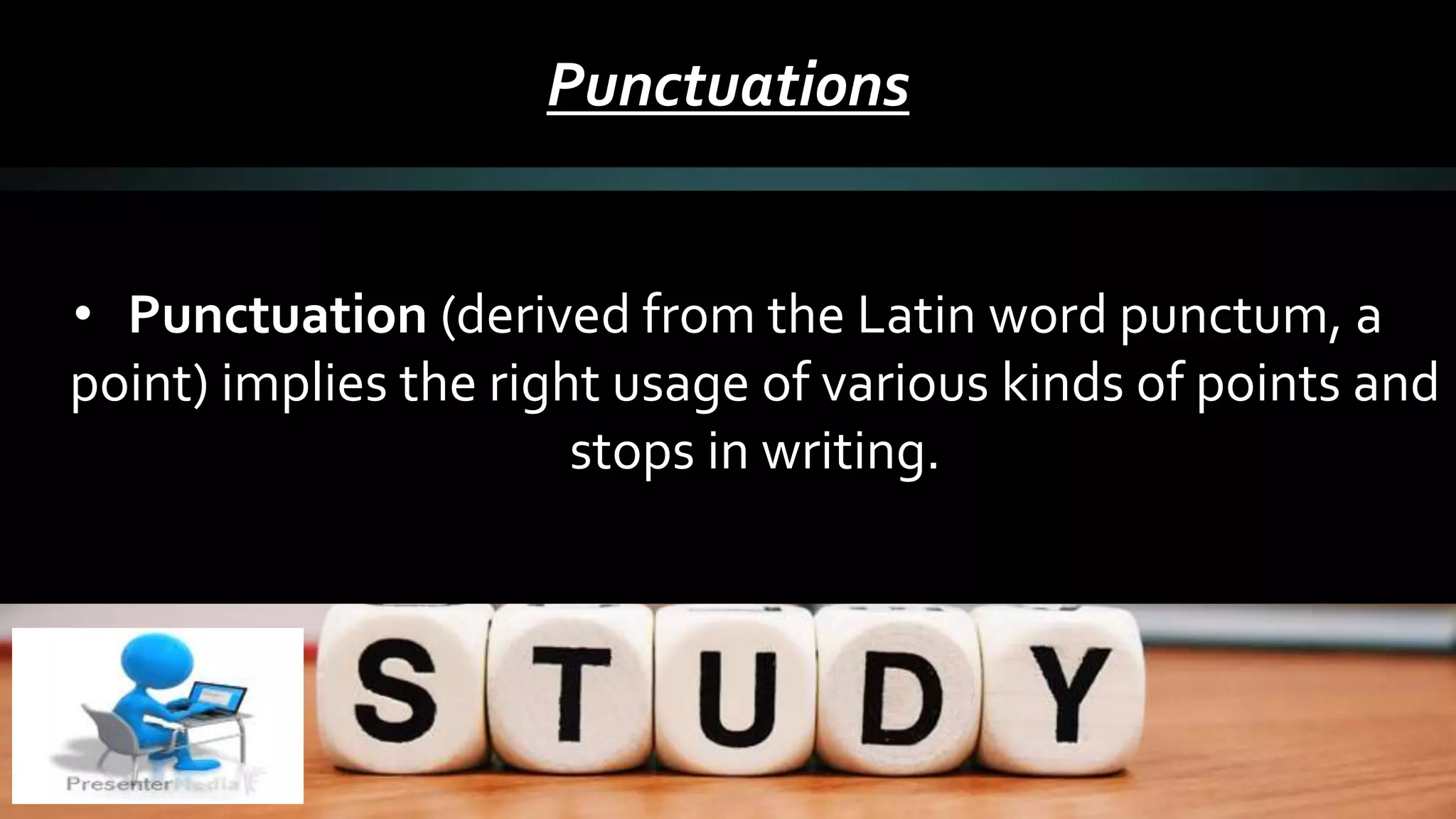 Punctuation ppt | PPT