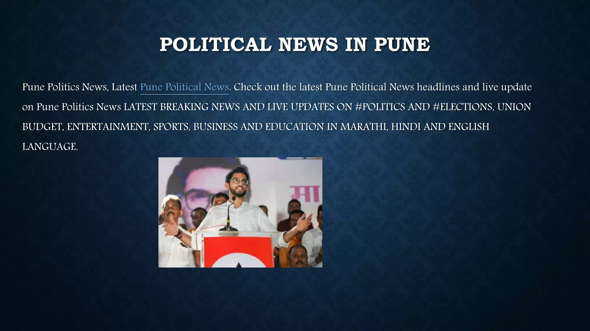 Maharashtra today - Pune News | PPT | Free Download
