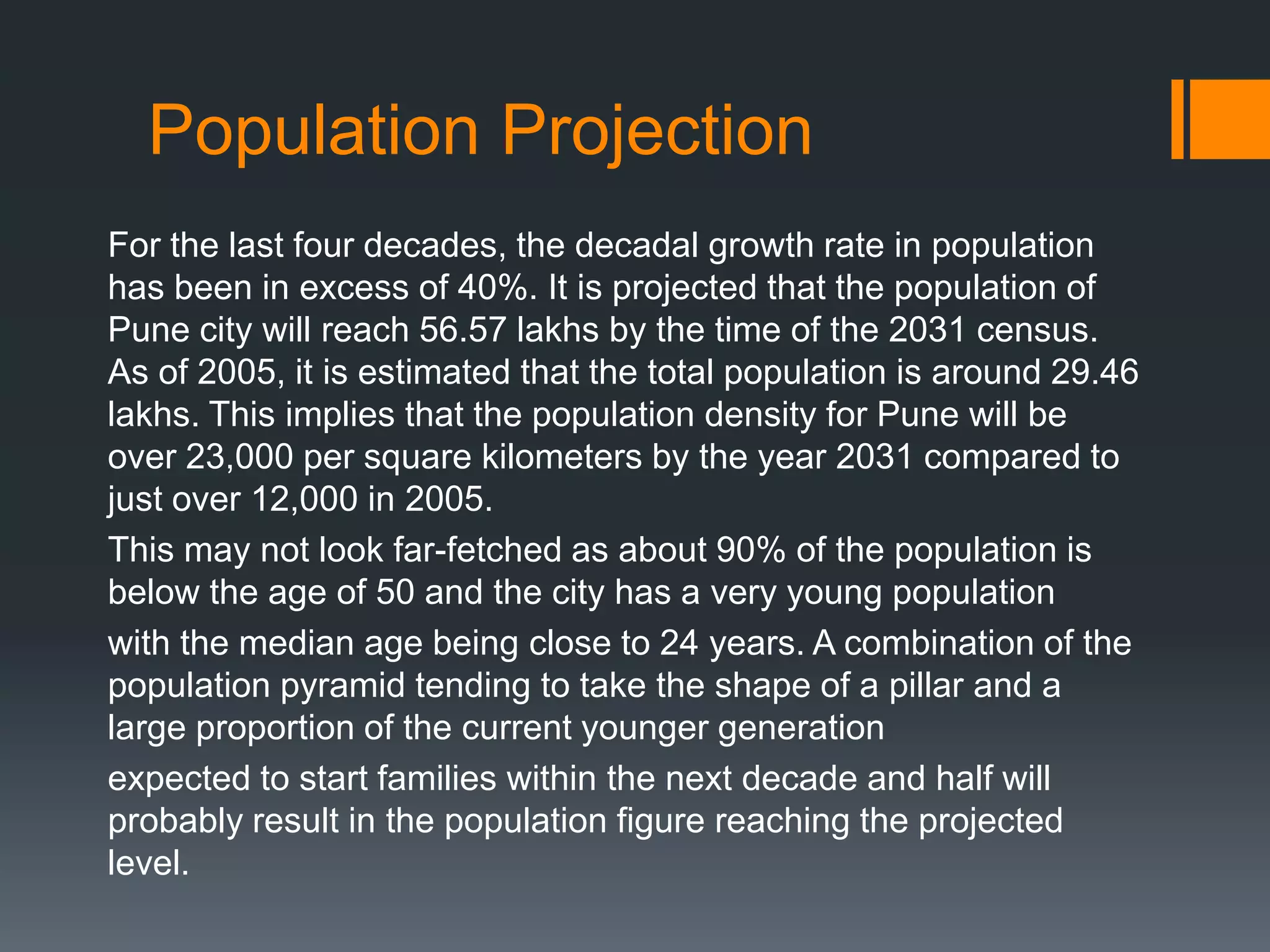 Demographic Analysis of Pune | PPTX