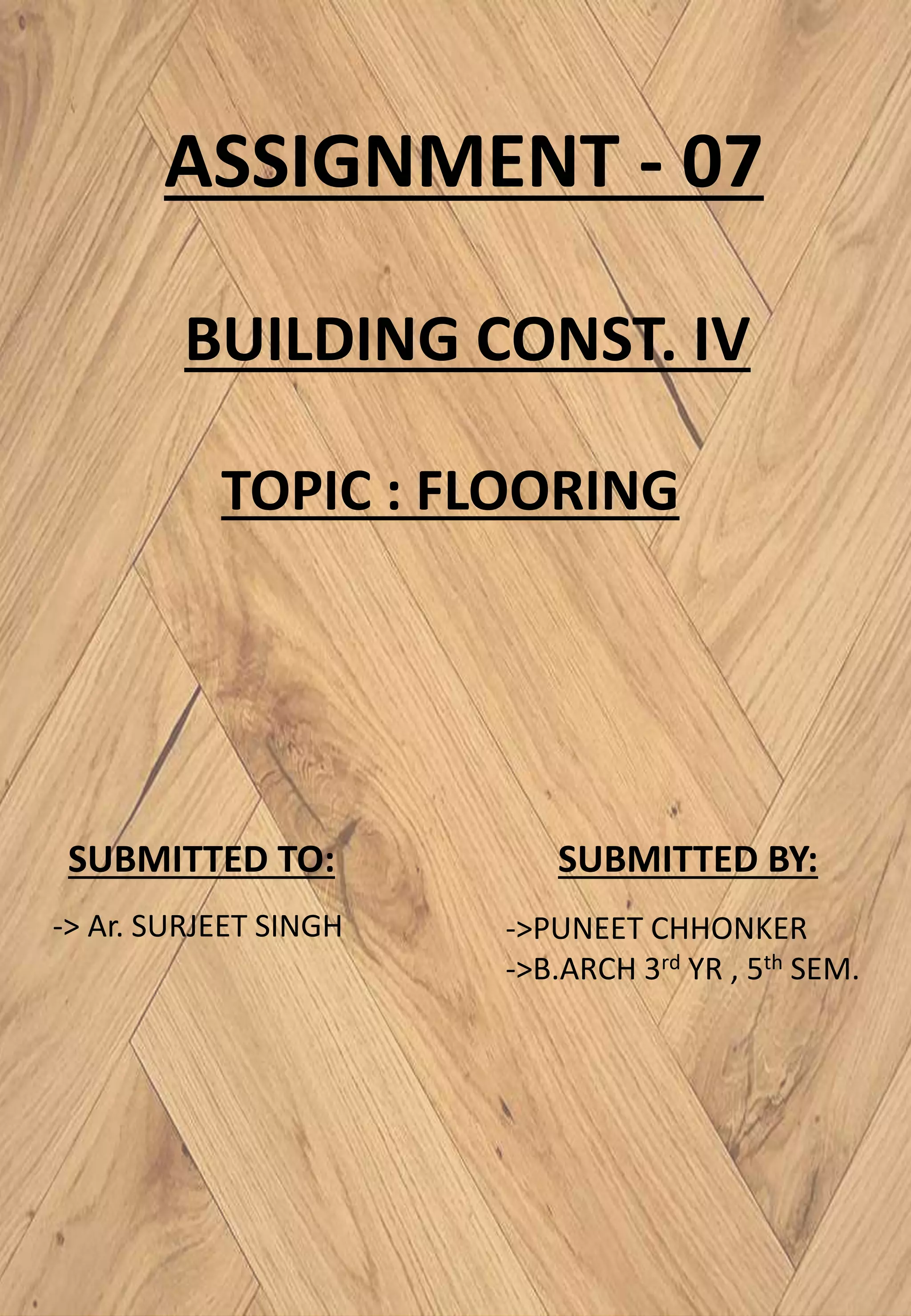 Types of Flooring | PPTX