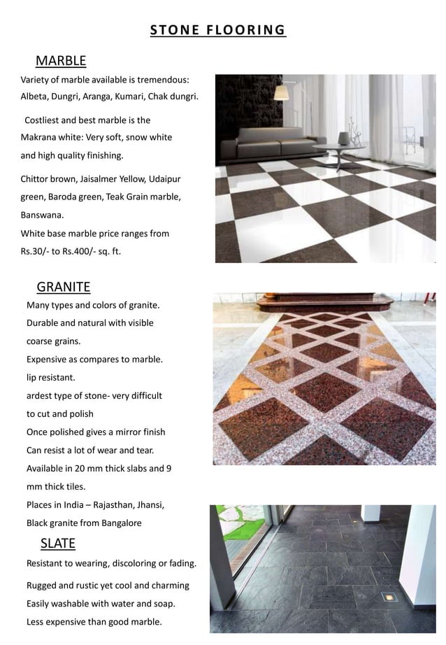 Types of Flooring | PPTX