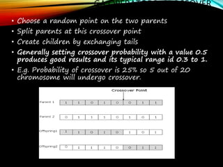 MACHINE LEARNING - GENETIC ALGORITHM | PPTX
