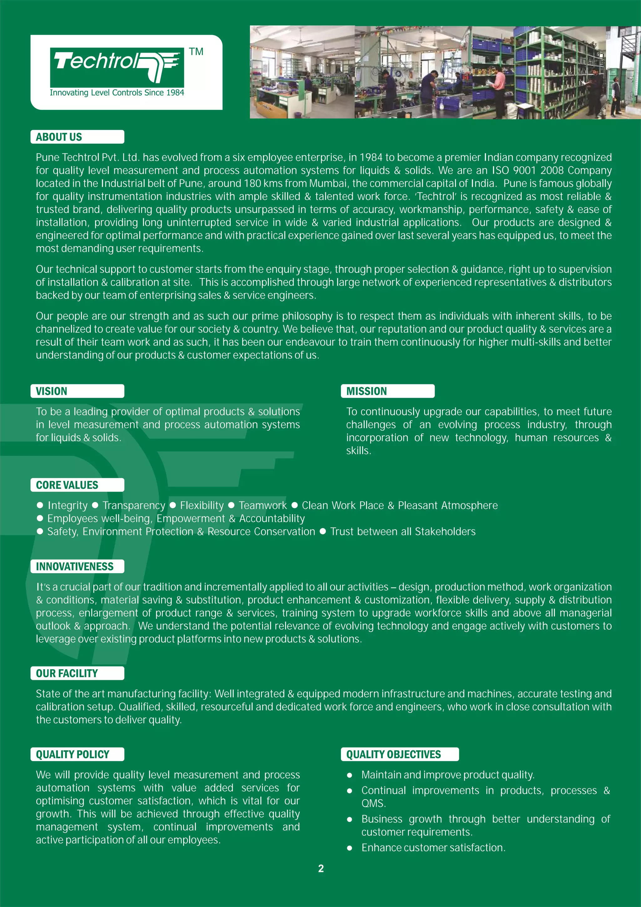 Pune techtrol level measurement | PDF