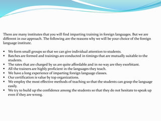 English Speaking Classes in Baner Pune | Pune Training Institute | PPT