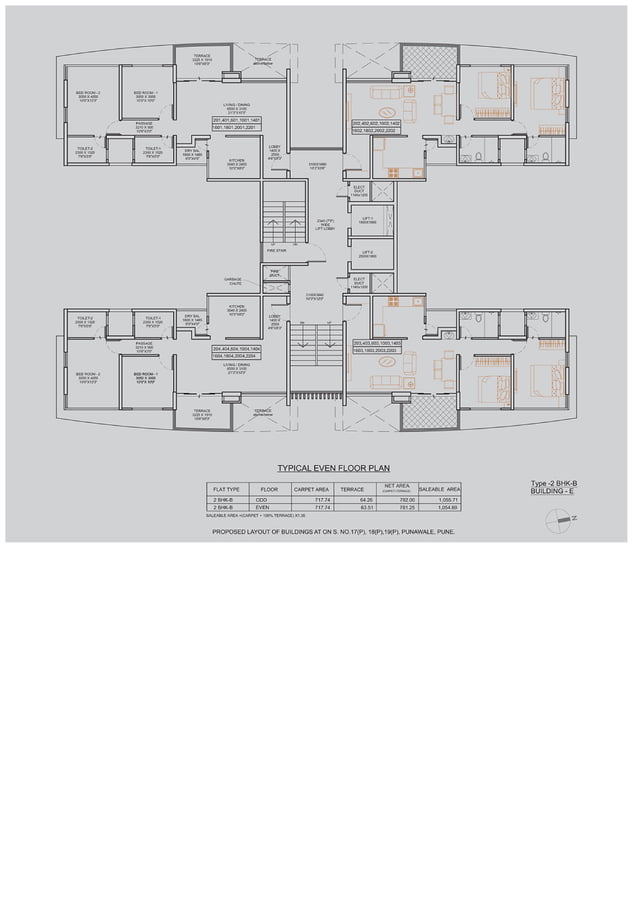Puneville 2 BHK Floor Plan | PDF
