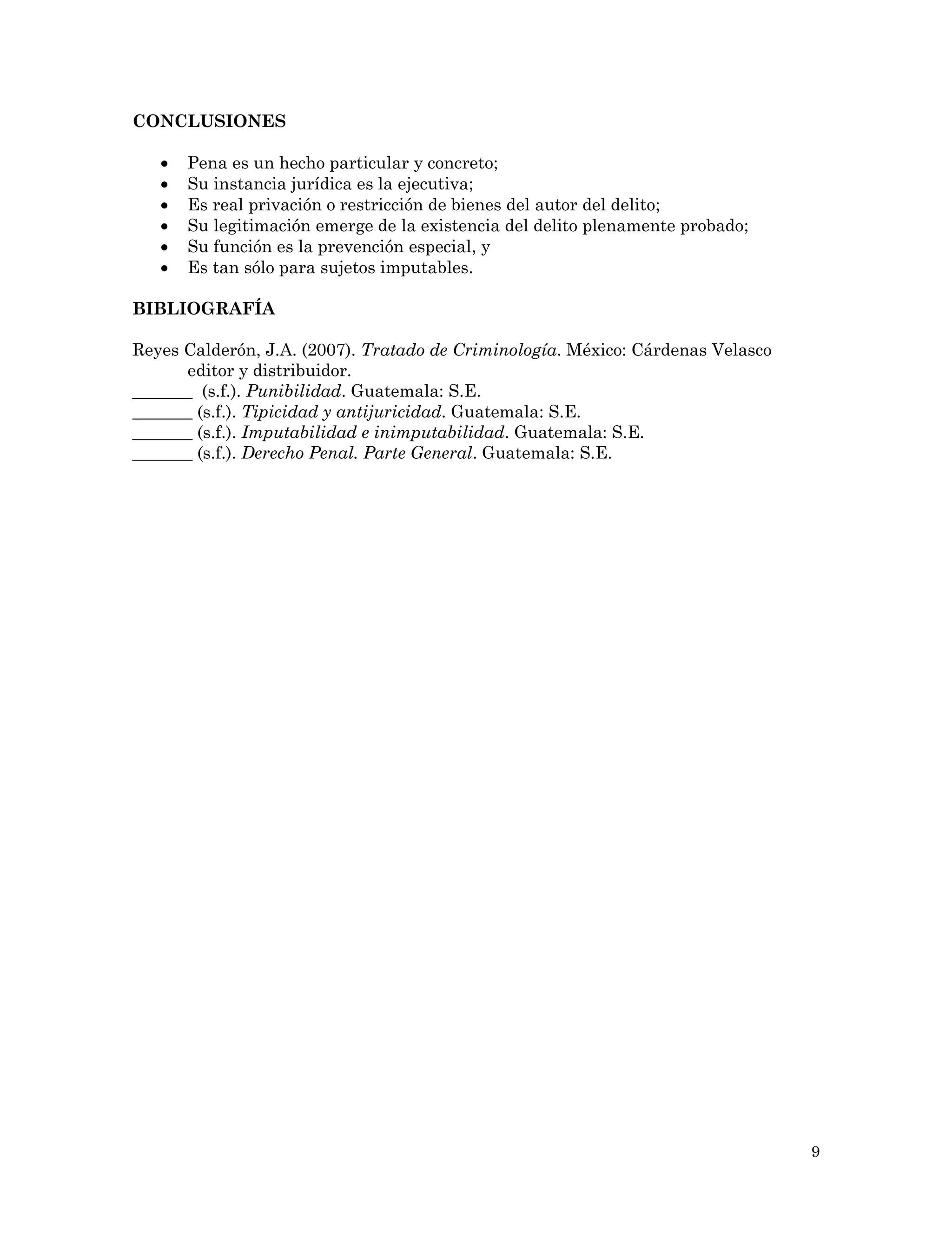 Punibilidad, punición y pena/Punishability, punitive and punish | PDF ...