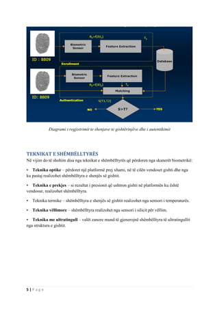 Kontrolli i qasjes përmes Fingerprint | PDF