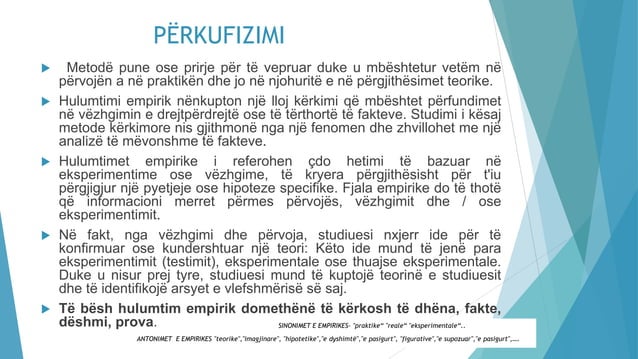 PUNIMI SEMINARIK METODAT EMPIRIKE TE HULUMTIMIT.pptx