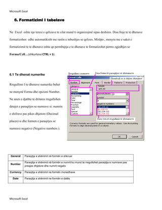Microsoft Excel | DOCX