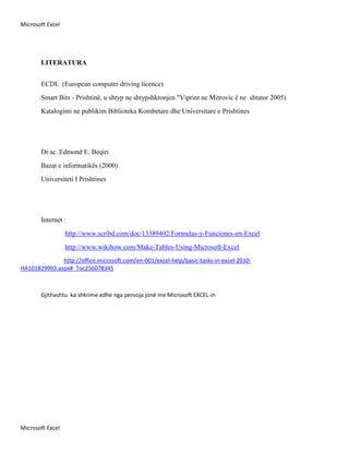 Microsoft Excel | DOCX