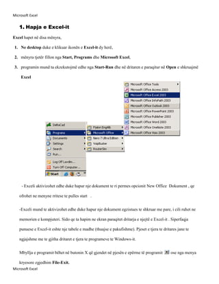 Microsoft Excel | DOCX