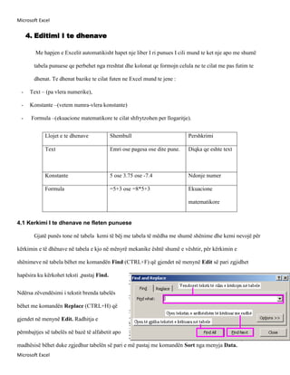 Microsoft Excel | DOCX