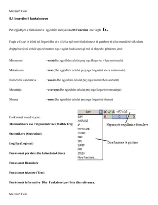 Microsoft Excel | DOCX