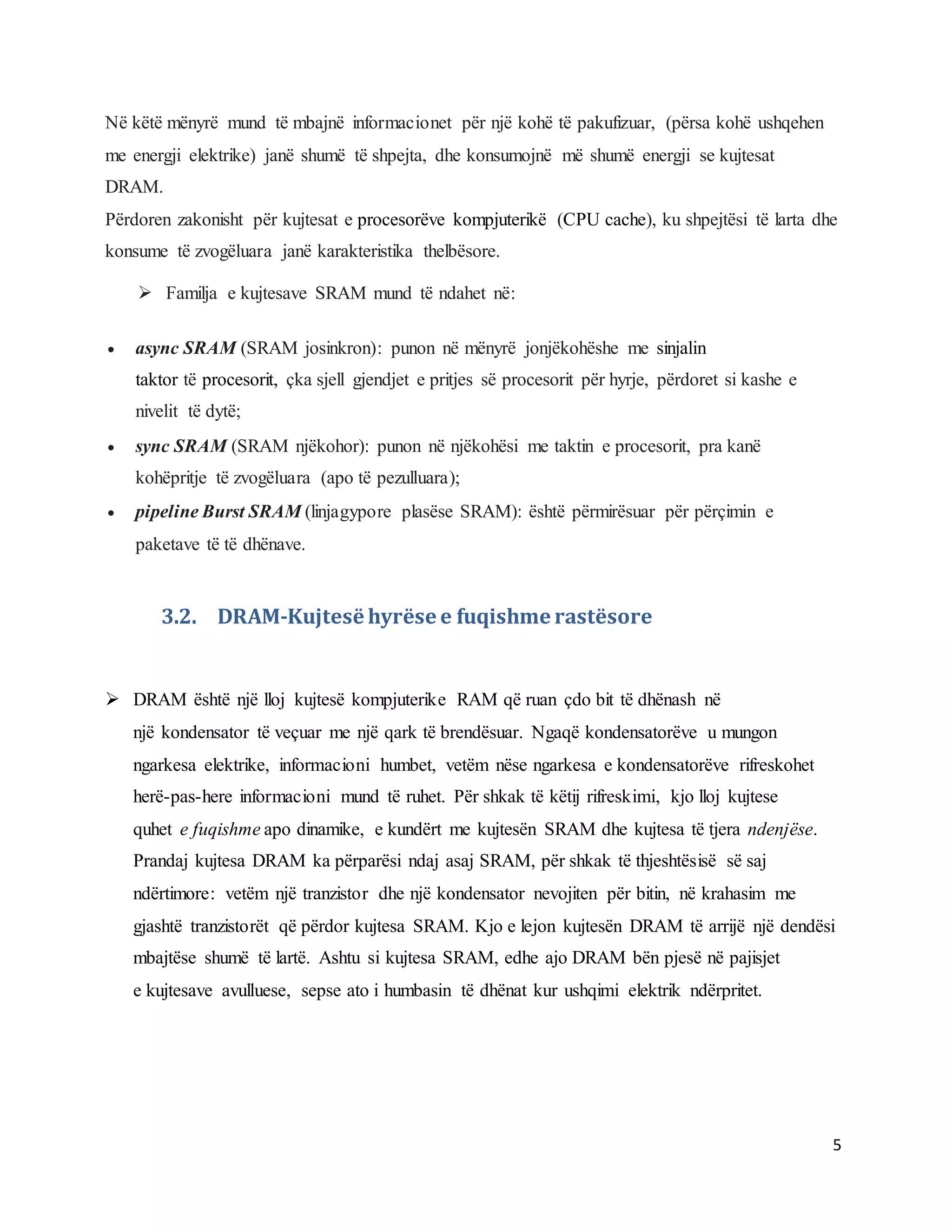 Memoria RAM-ROM | DOCX
