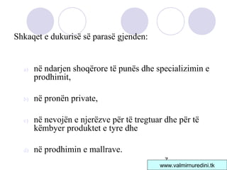Punim seminarik "PARAJA DHE BANKAT" | PPT