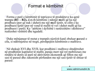 Punim seminarik "PARAJA DHE BANKAT" | PPT