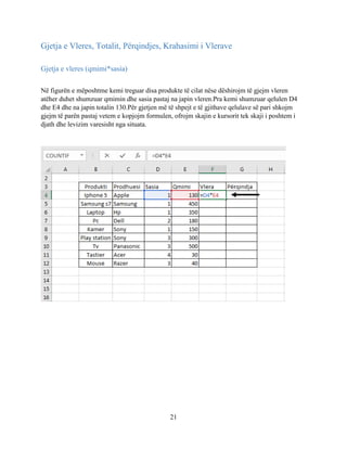 Punim seminarik excel 2016 | PDF