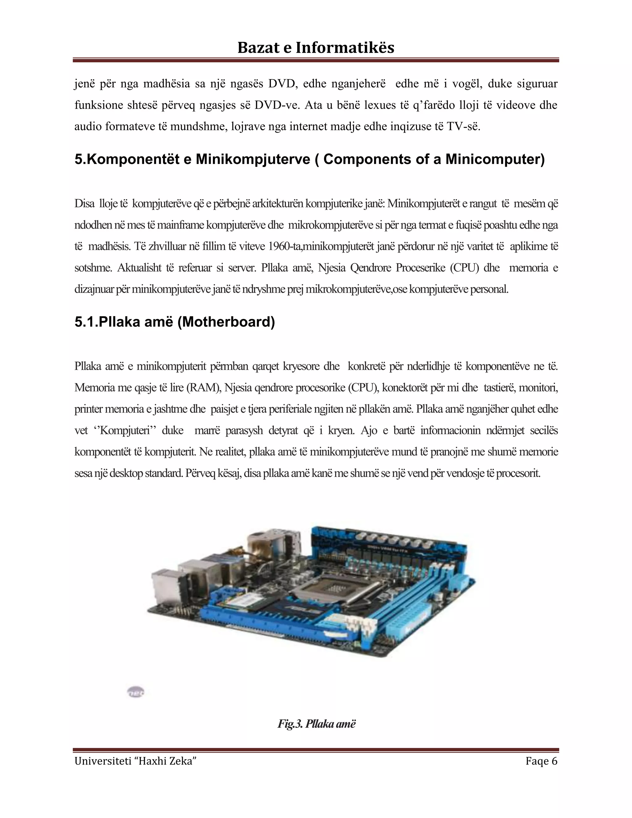 Punim seminarik ''minikompjuterët'' | DOCX