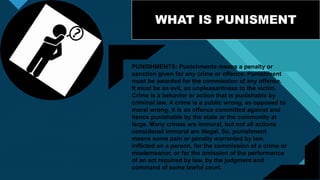 Punishment & related issues | PPT