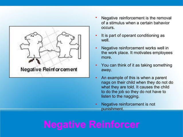 Punishment reinforcement | PPT