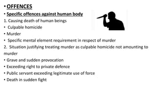 Punishments and offences explained in Indian Penal Code (Easy notes ...