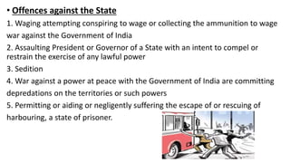 Punishments and offences explained in Indian Penal Code (Easy notes) | PDF