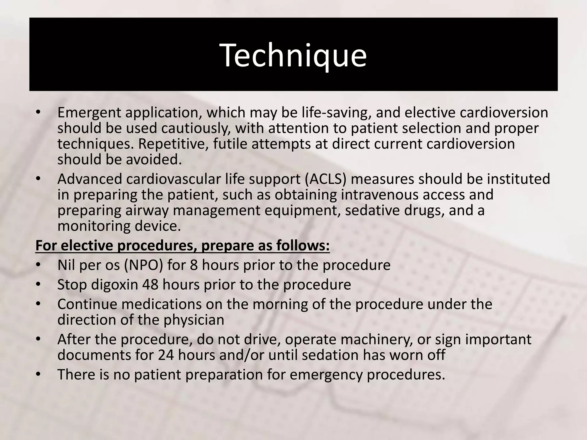 Defibrillation & Cardioversion | PPTX