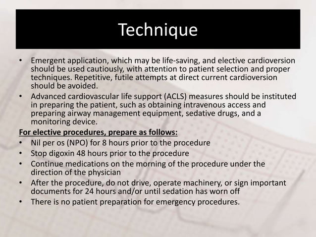 Defibrillation & Cardioversion | PPTX