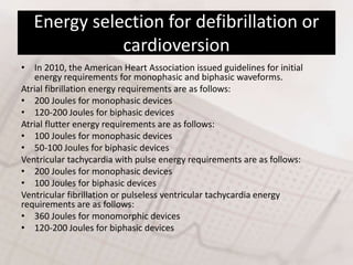 Defibrillation & Cardioversion | PPTX